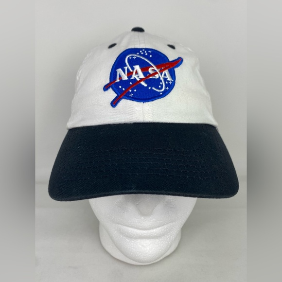 Nasa | Costumes | White Nasa Child Hat Astronaut Pilot Baseball Cap ...